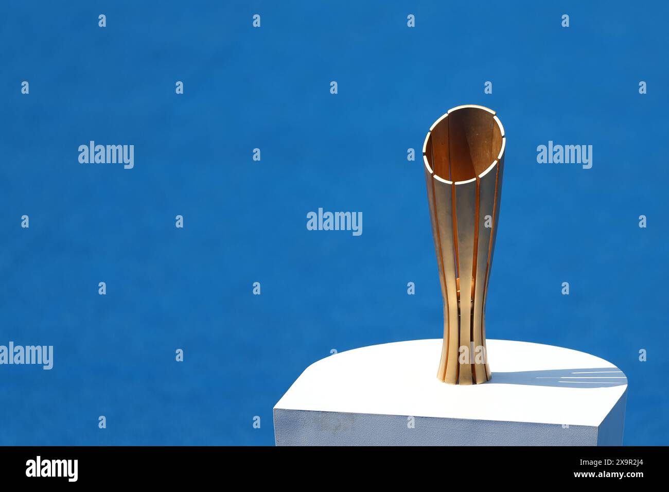A general view of the FIH Hockey Pro League trophy during the FIH ...