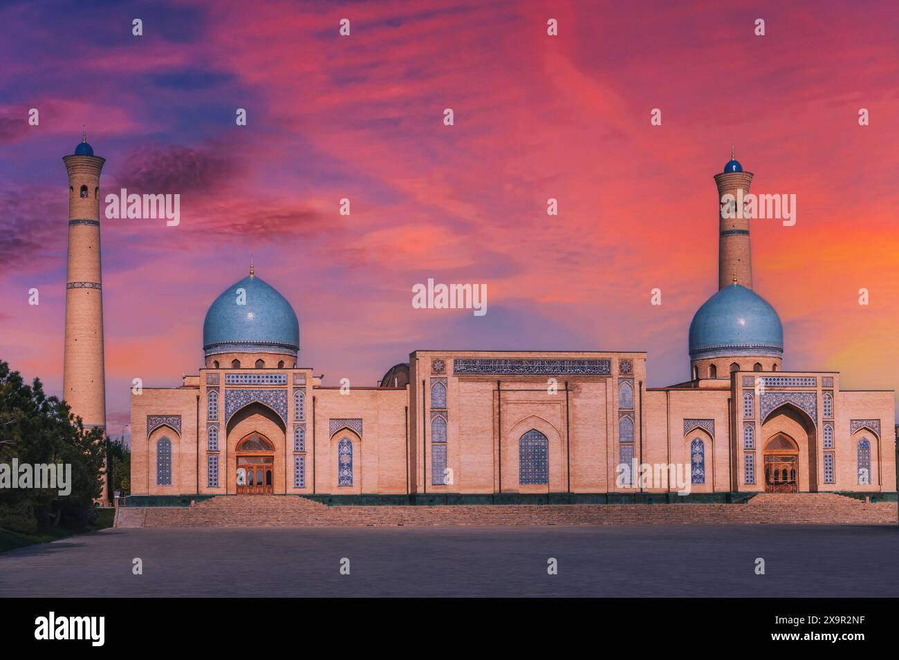 ancient medieval Muslim Islamic mosque Hazrati Imam in Tashkent in ...