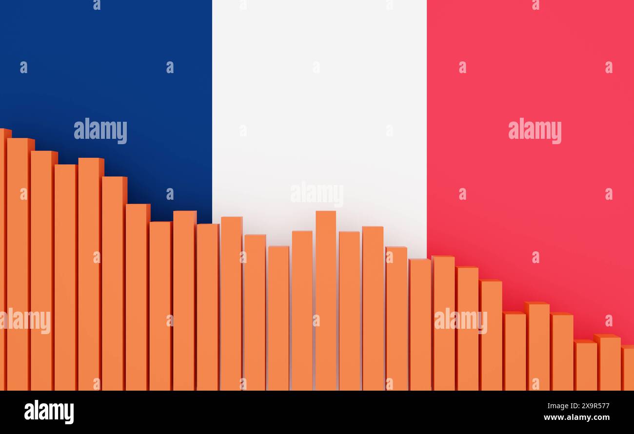Decreased graph illustration hi-res stock photography and images - Alamy