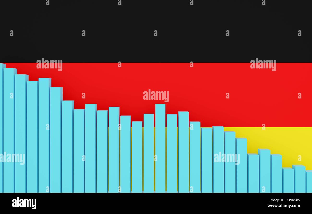 Decreased graph illustration hi-res stock photography and images - Alamy