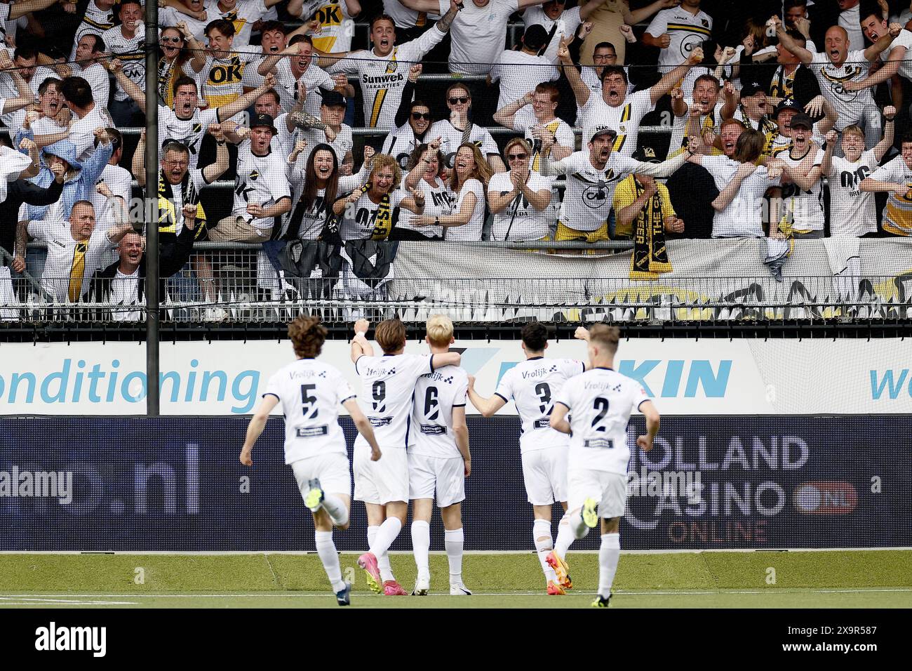 ROTTERDAM - Casper Staring of NAC Breda celebrates the 4-1 during the ...