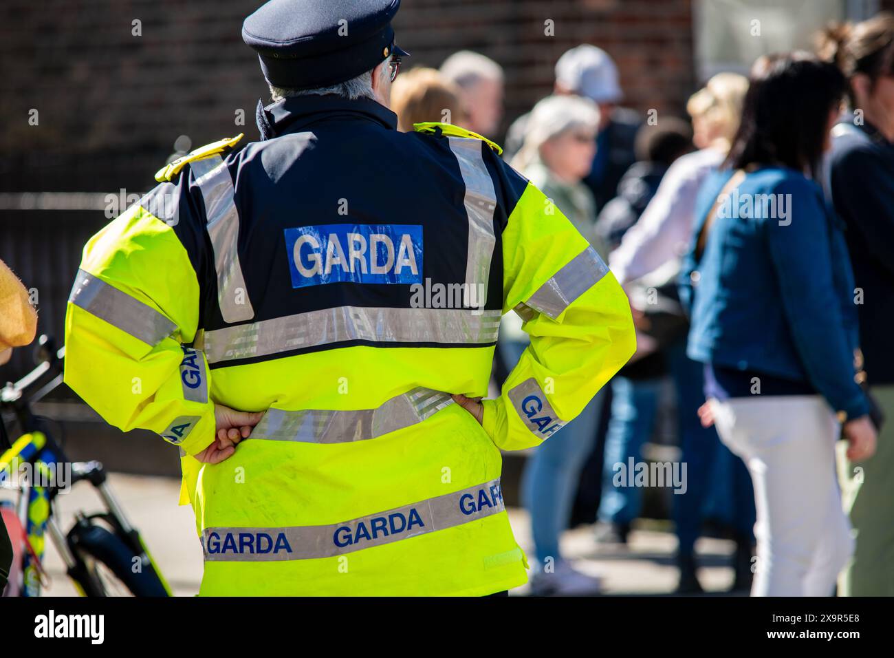 Irish police vehicles described, garda while working, Limerick, Ireland ...