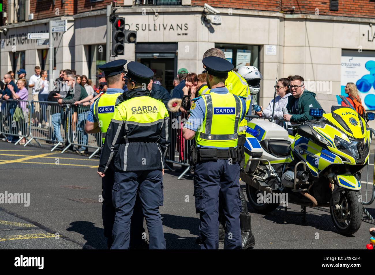 Irish police vehicles described, garda while working, Limerick, Ireland ...