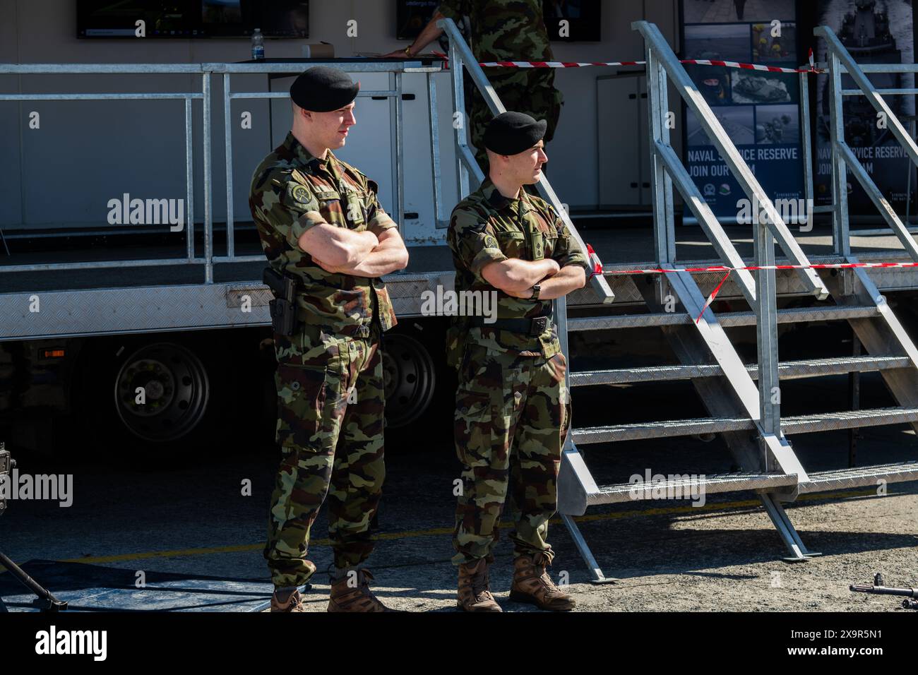 Irish army during a show for the public, Limerick, Ireland 05/05/2024 ...