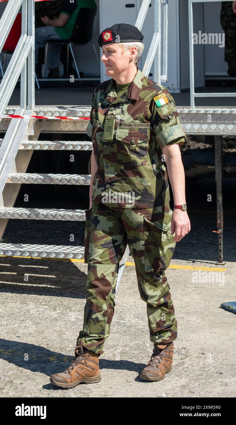 Irish army during a show for the public, Limerick, Ireland 05/05/2024 ...