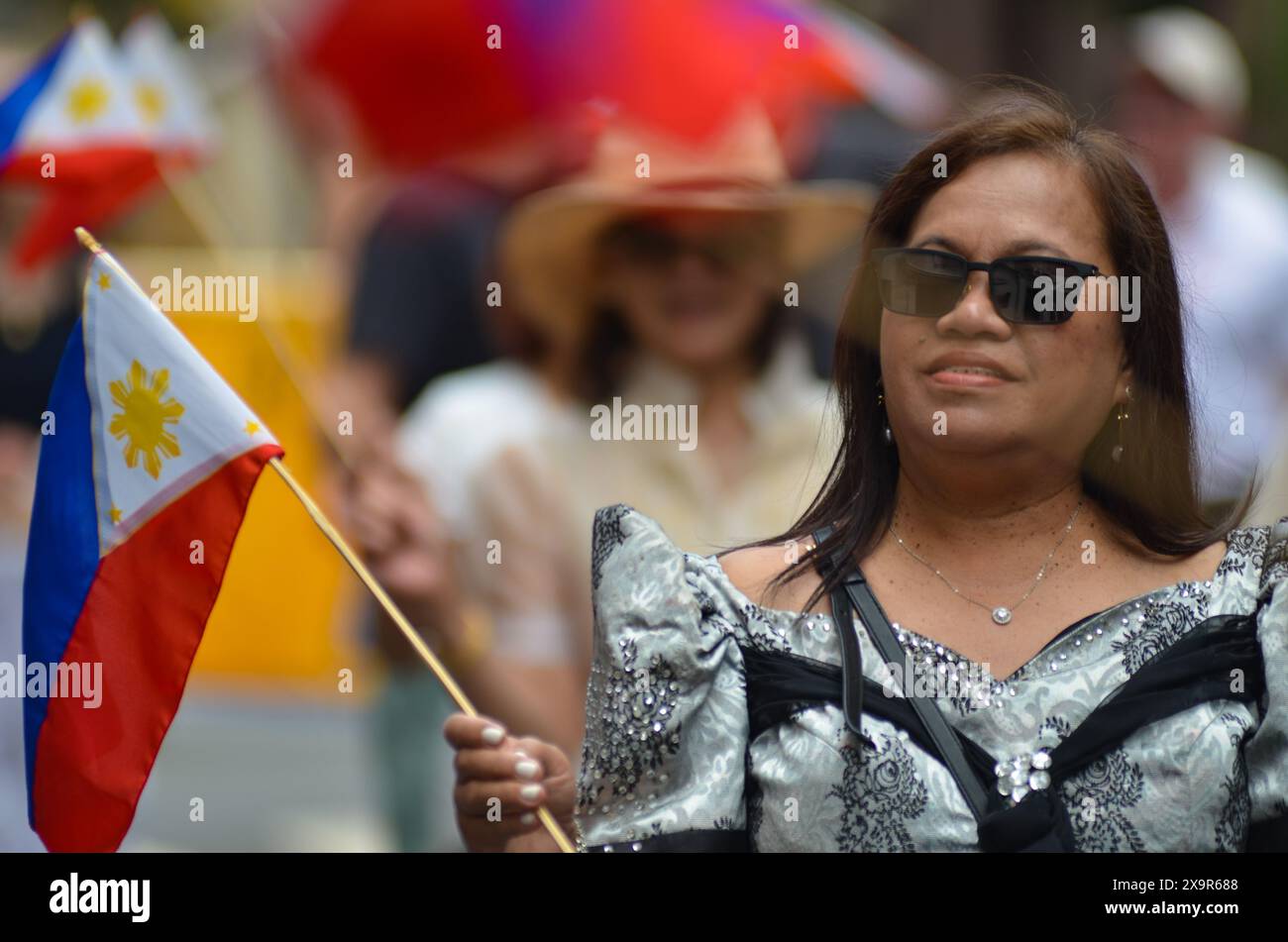 New York City, United States. 2nd June, 2023. Participants march with ...