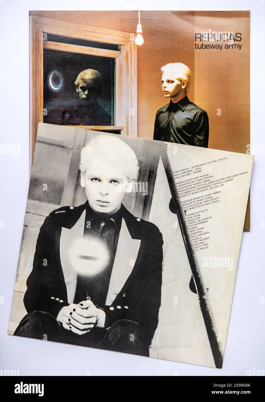 LP cover and inner sleeve of Replicas, the second studio album by ...