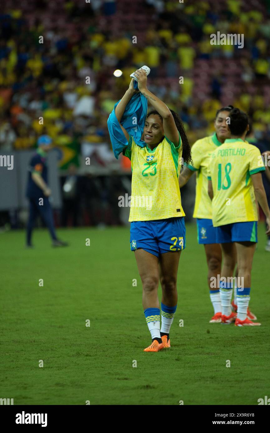 Recife, Brazil. 01st June, 2024. Bids from the Brazil x Jamaica Game at ...