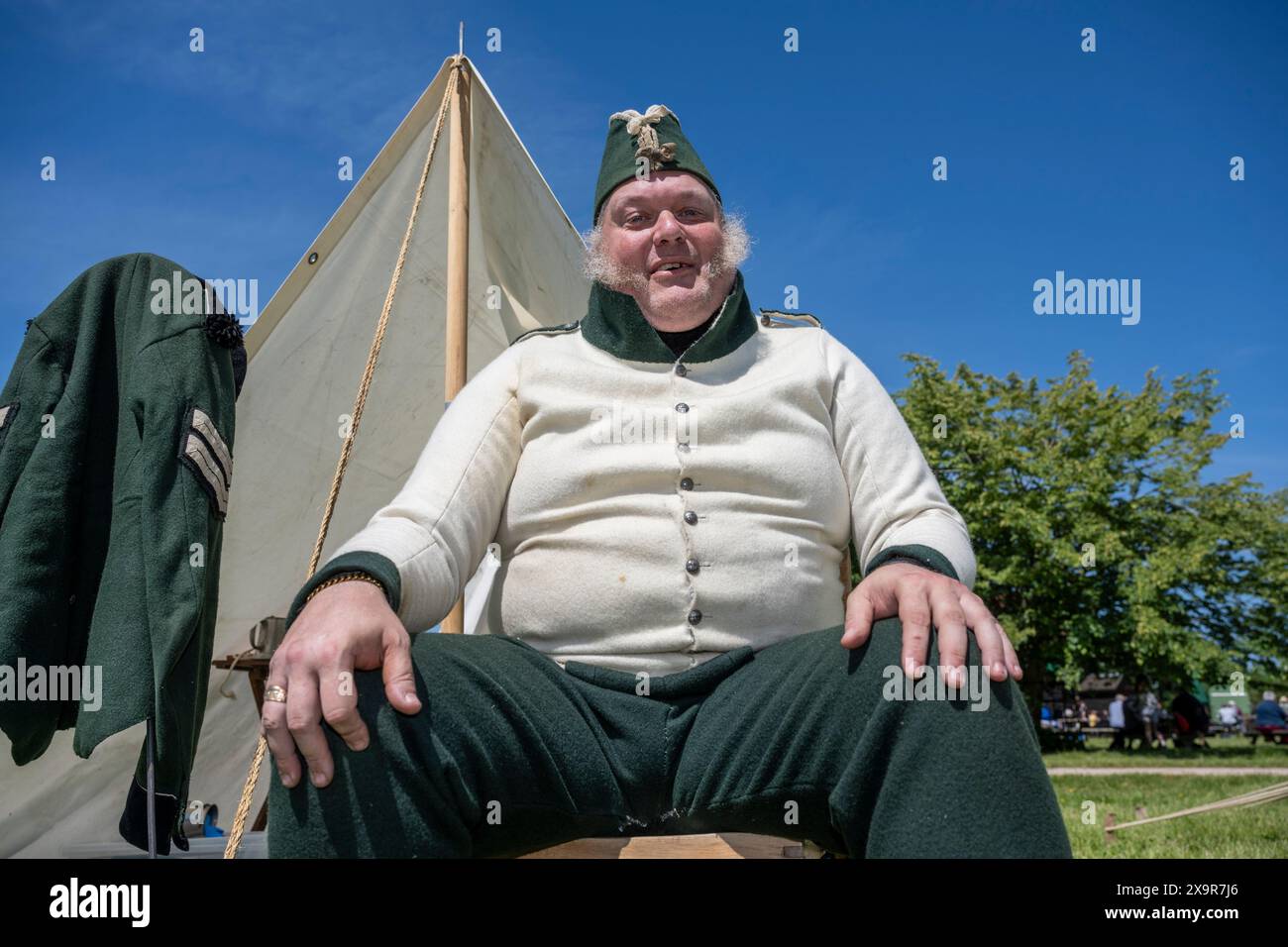 Chalfont, UK. 2 June 2024. 2nd Battalion 95th Rifle Regiment re ...