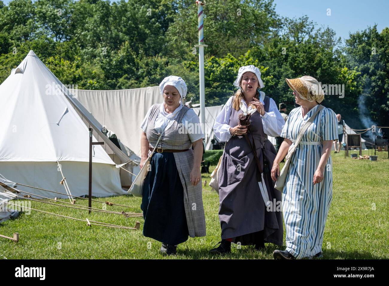Chalfont, UK. 2 June 2024. 2nd Battalion 95th Rifle Regiment re ...