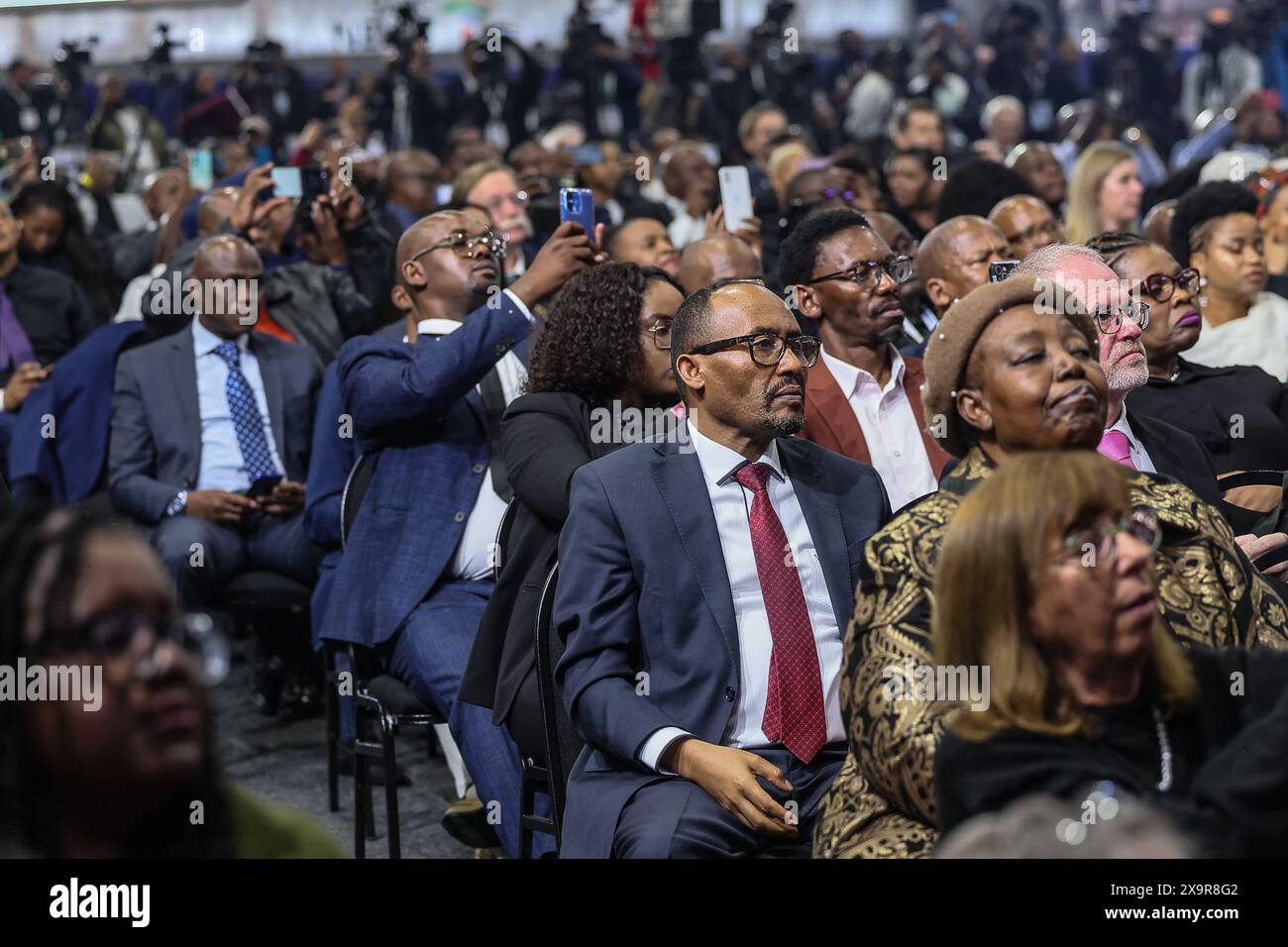 Midrand, South Africa. 02nd June, 2024. Observors, politicians and ...