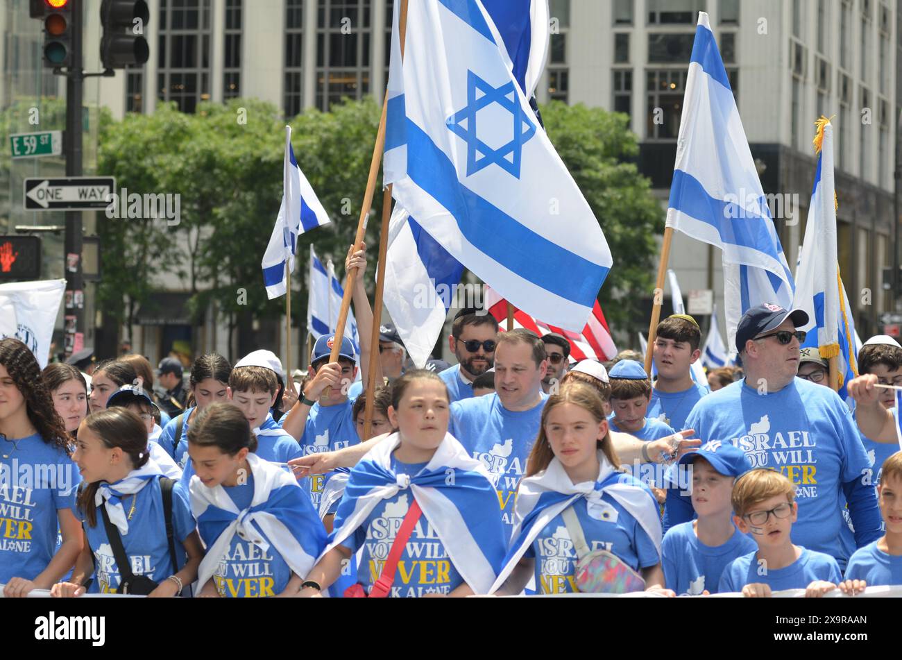 New York City, United States. 2nd June, 2024. Young participants march ...