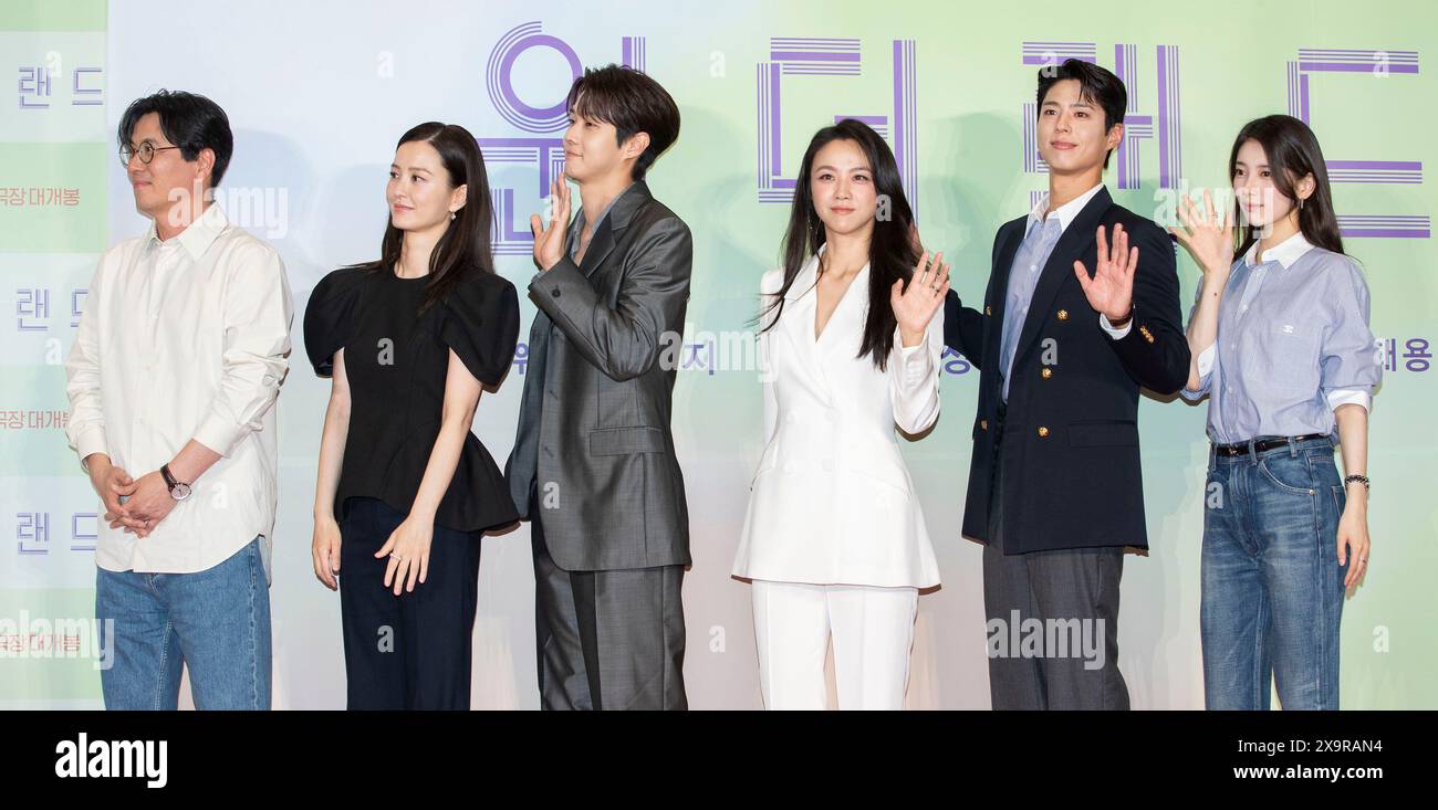 Seoul, South Korea. 31st May, 2024. (L to R) South Korean director Kim ...