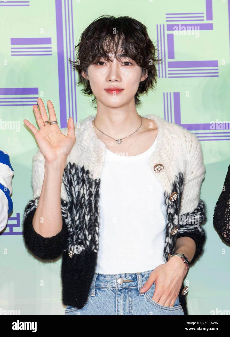 Seoul, South Korea. 31st May, 2024. (L to R) K-Pop boy band Seventeen members Hoshi, S.Coups ...