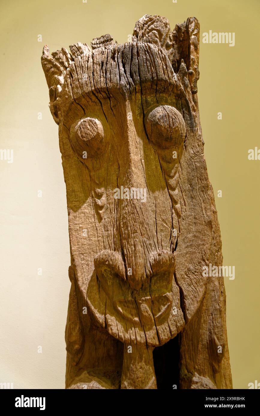 Eharo Mask, Papua New Guinea. Artist: Unknown in the Great Court, a ...
