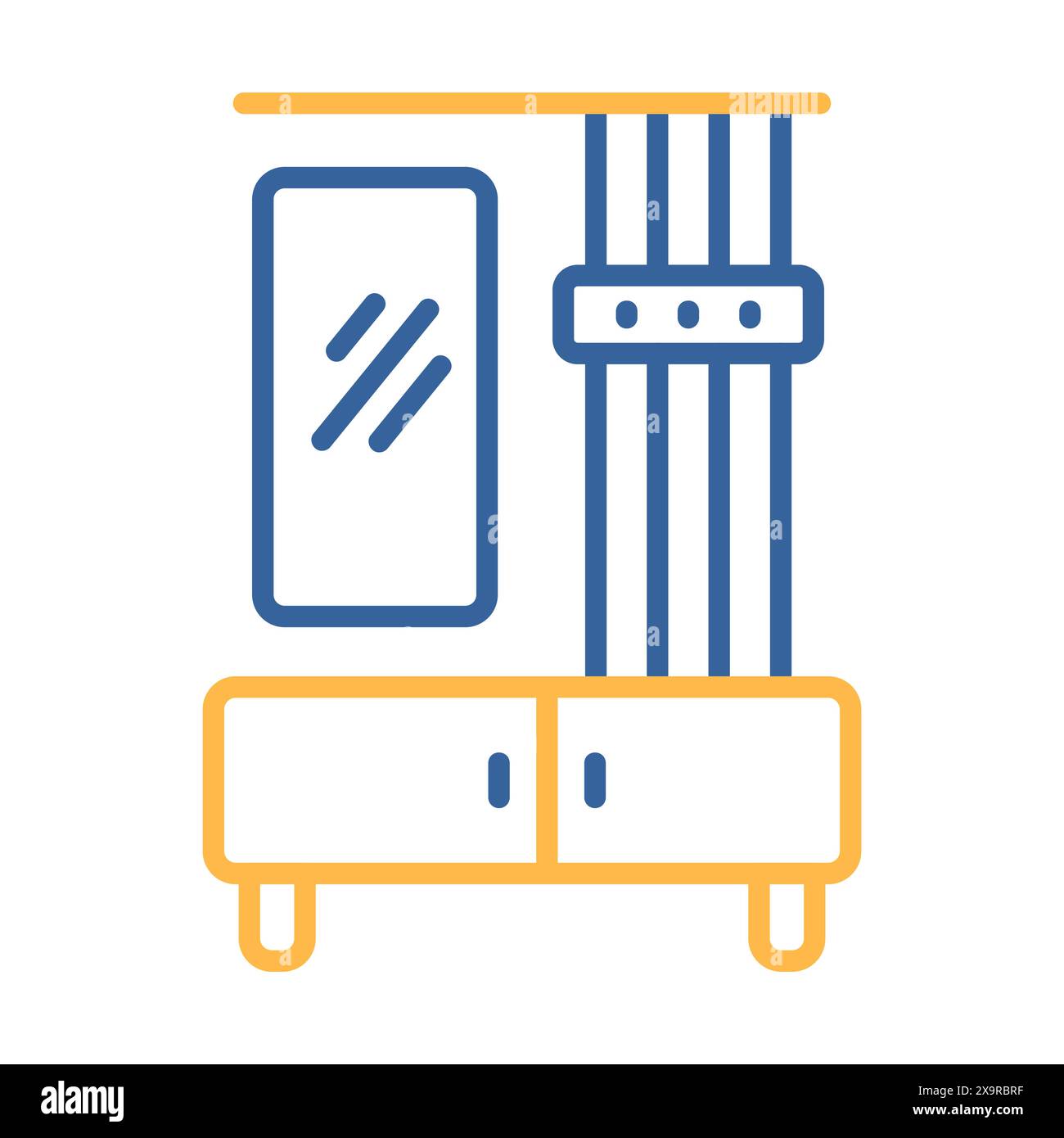 Entrance hall house domestic Stock Vector Images - Alamy