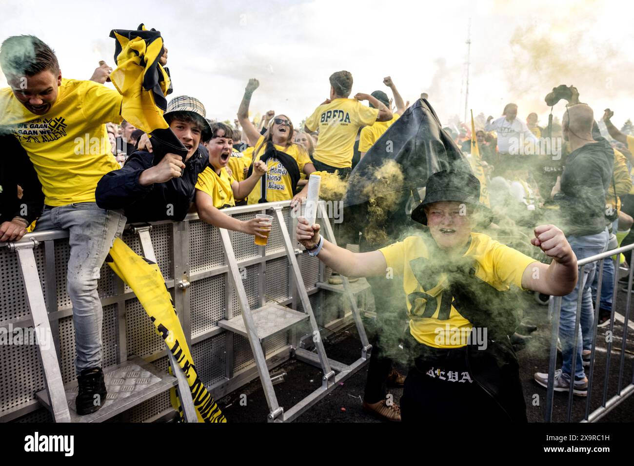 BREDA - NAC fans watch NAC's promotional match against Excelsior on ...