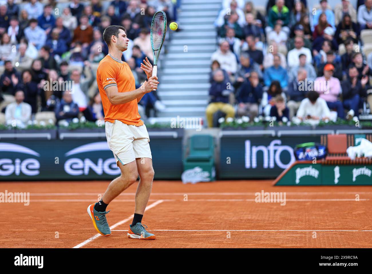 Paryz, France. 02nd June, 2024. 2024.06.02 Paryz Tenis French Open Roland Garros 2024 Hubert ...