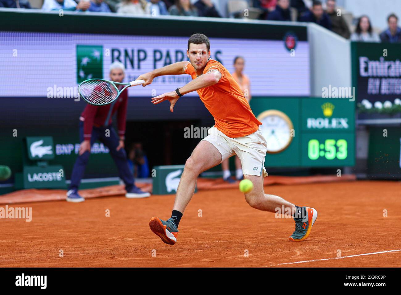 Paryz, France. 02nd June, 2024. 2024.06.02 Paryz Tenis French Open Roland Garros 2024 Hubert ...