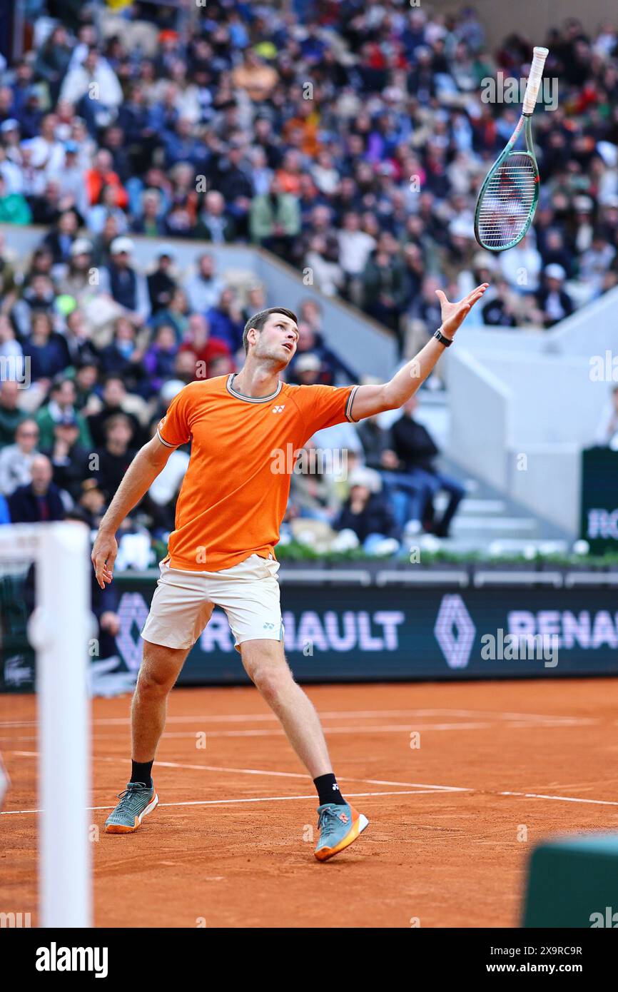 Paryz, France. 02nd June, 2024. 2024.06.02 Paryz Tenis French Open Roland Garros 2024 Hubert ...
