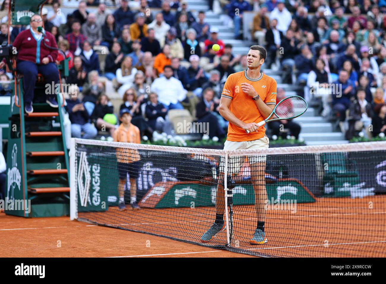 Paryz, France. 02nd June, 2024. 2024.06.02 Paryz Tenis French Open Roland Garros 2024 Hubert ...