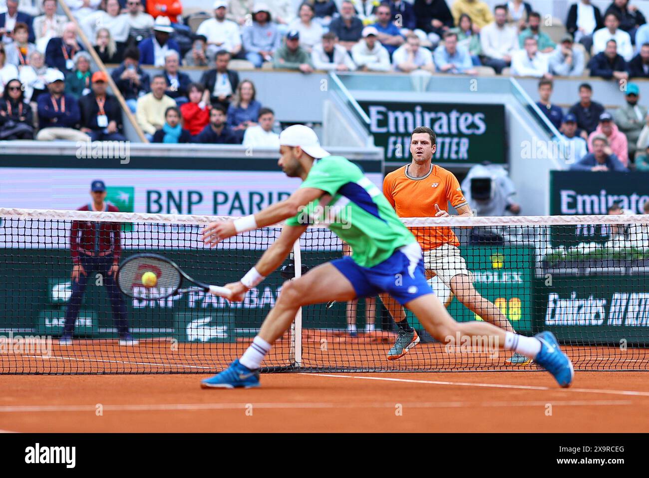 Paryz, France. 02nd June, 2024. 2024.06.02 Paryz Tenis French Open Roland Garros 2024 Hubert ...