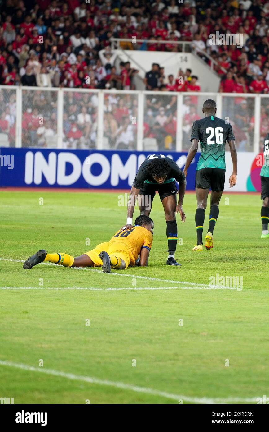 Jakarta, Indonesia, 02 June 2024 ALLY SALIM JUMA saves attempts with ...