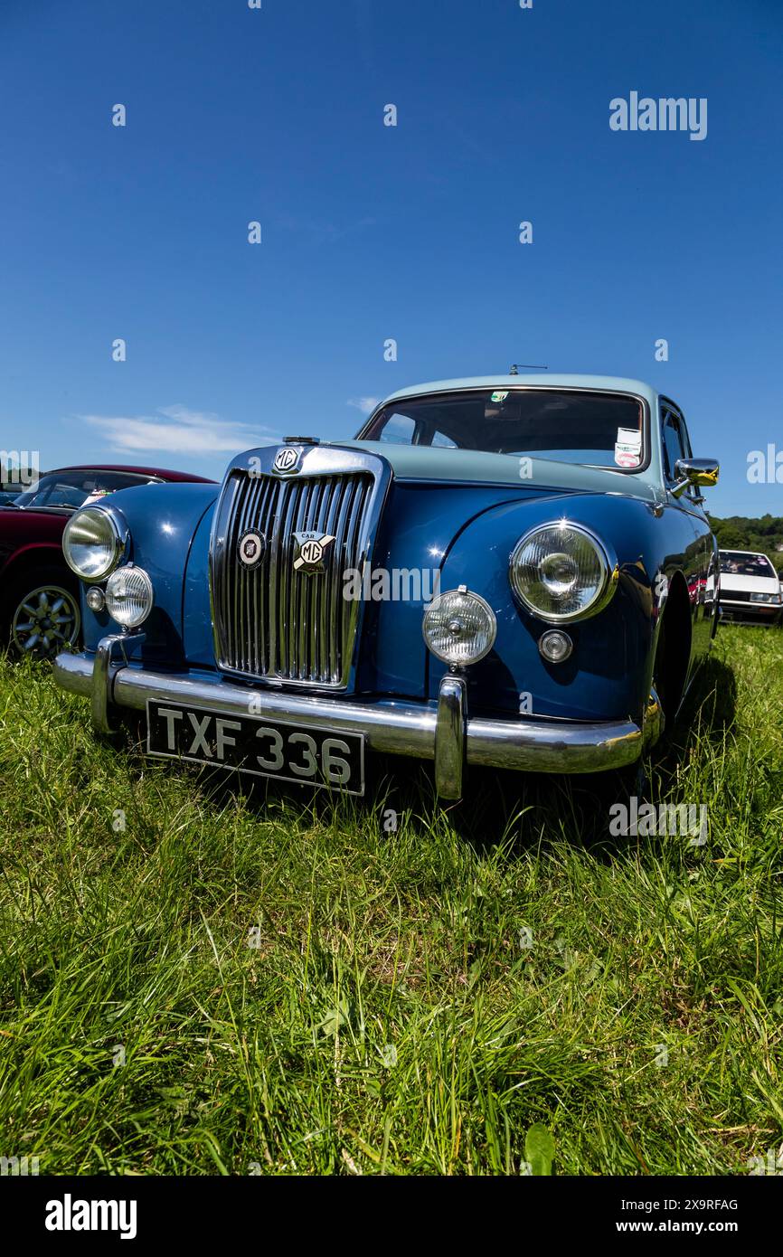 MG Magnette ZB Varitone 1957 at Hanley car meet Stock Photo - Alamy