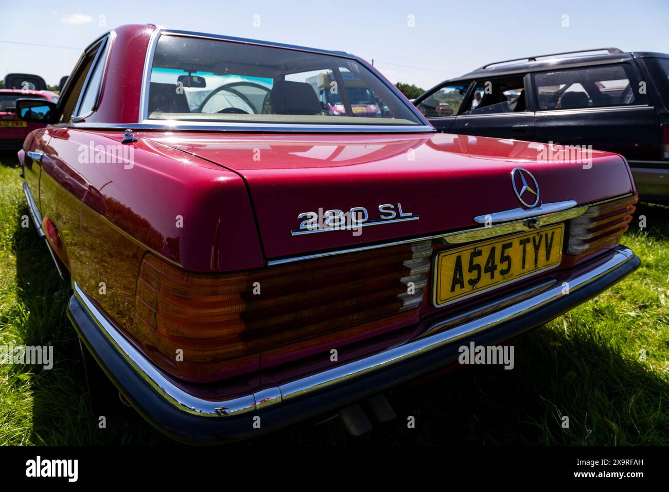 Mercedes 280SL at Hanley car meet Stock Photo - Alamy