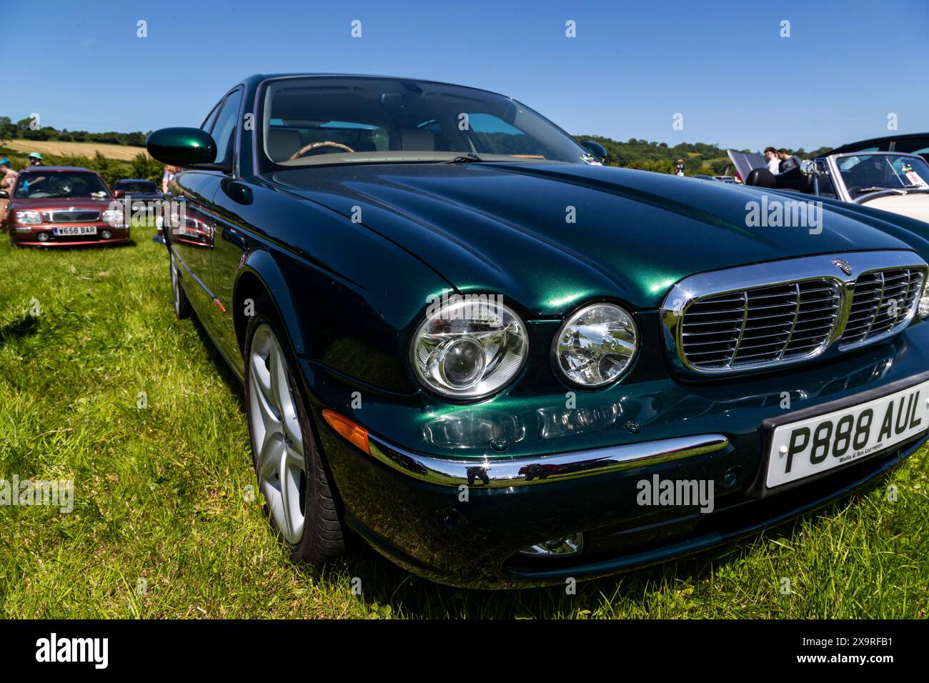 Jaguar XJR at Hanley car meet Stock Photo - Alamy