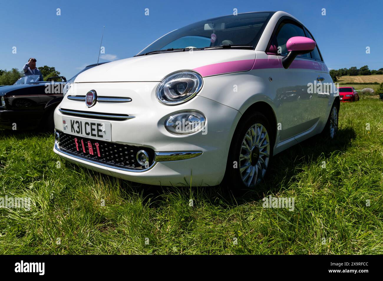 Fiat 500 Cinquecento at Hanley car meet Stock Photo - Alamy
