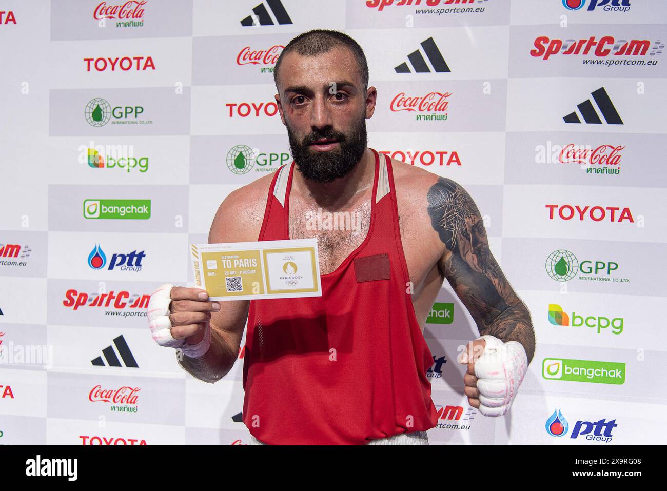 Bangkok, Thailand. 02nd June, 2024. Georgii Kushitashvili of Georgia ...