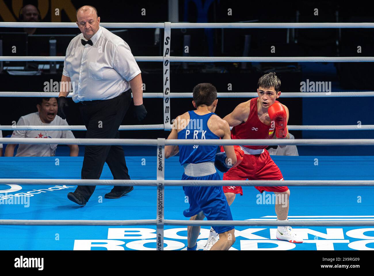 Bangkok, Thailand. 02nd June, 2024. Rafael Lozano Serrano (Red) of ...