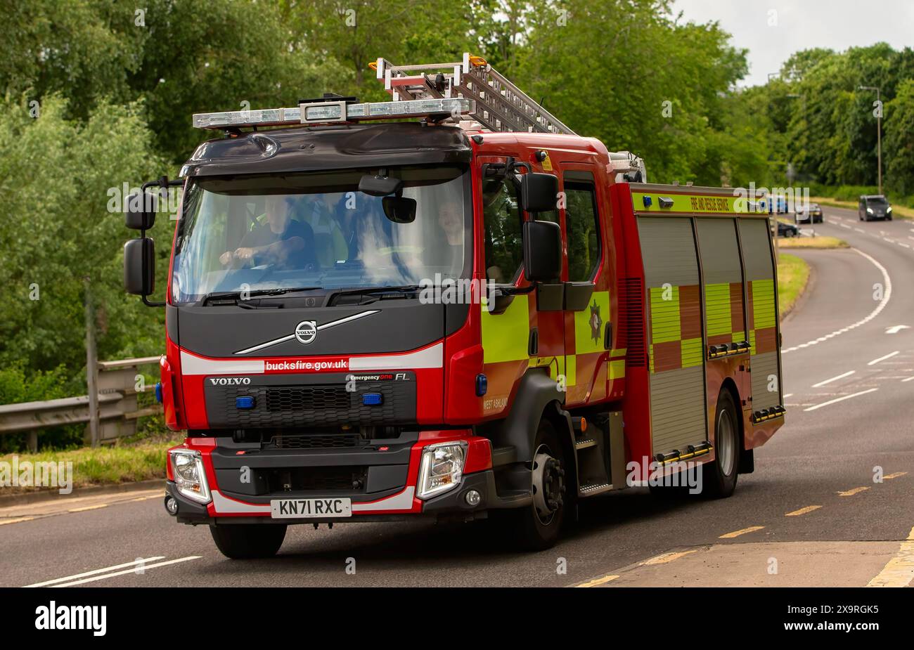 Milton Keynes,UK - May 27th 2024: Buckinghamshire Fire and Rescue ...