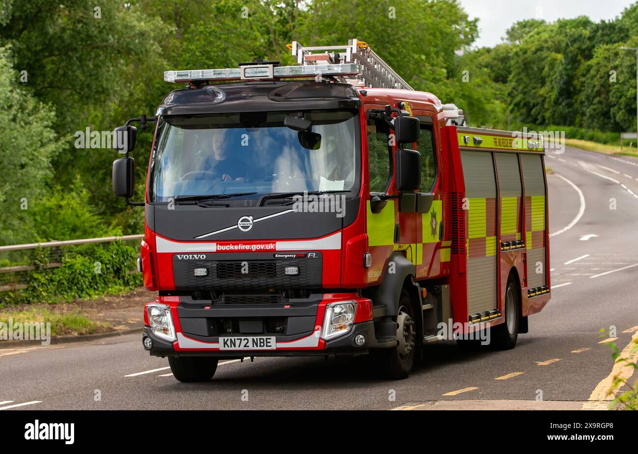 Milton Keynes,UK - May 27th 2024: Buckinghamshire Fire and Rescue ...