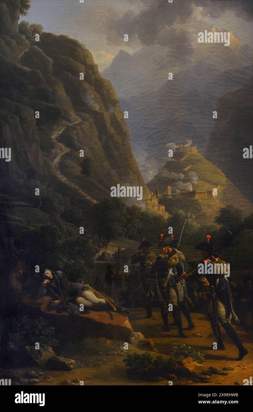 Second Italian Campaign. Siege of Fort Bard (14 May to 1st June 1800 ...