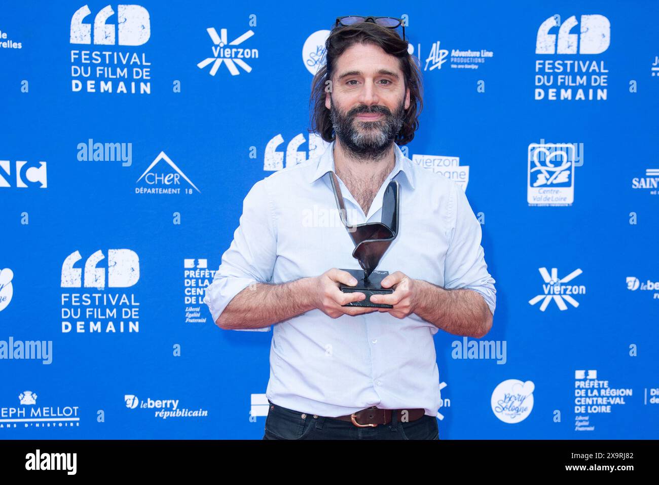 Vierzon, France. 02nd June, 2024. Vincent Cappello posing with his ...