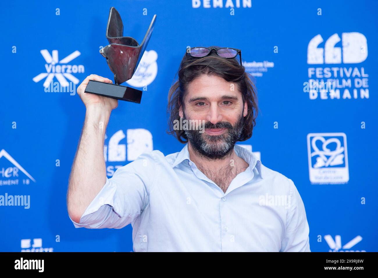Vierzon, France. 02nd June, 2024. Vincent Cappello posing with his ...