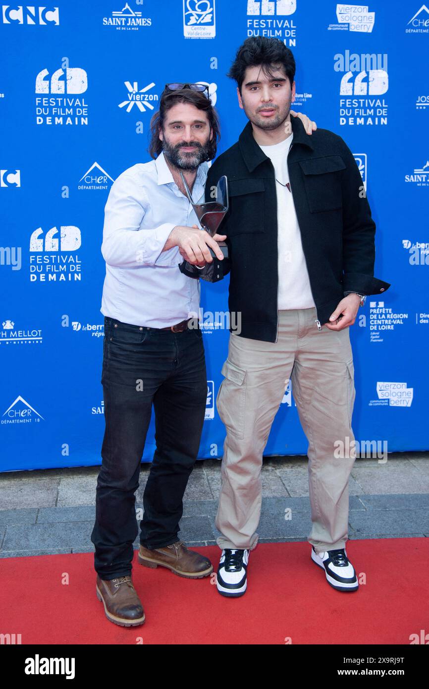 Vierzon, France. 02nd June, 2024. Vincent Cappello posing with his ...