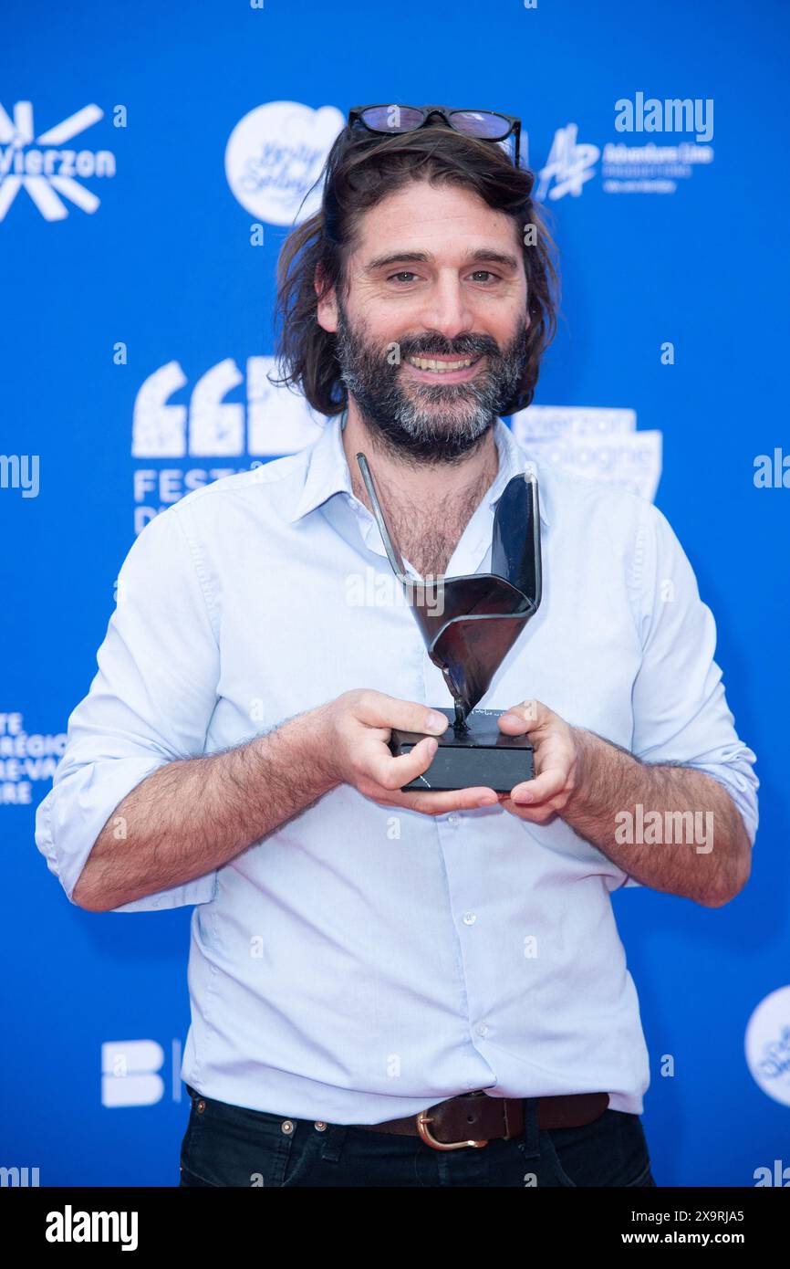 Vierzon, France. 02nd June, 2024. Vincent Cappello posing with his ...