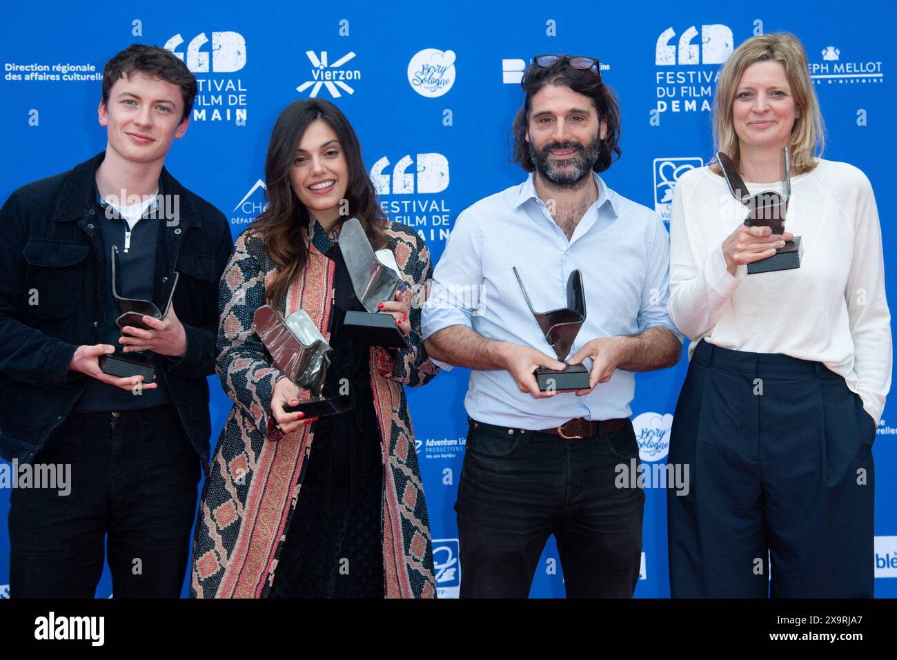 Vierzon, France. 02nd June, 2024. Paul Lenoir posing with his Award for ...