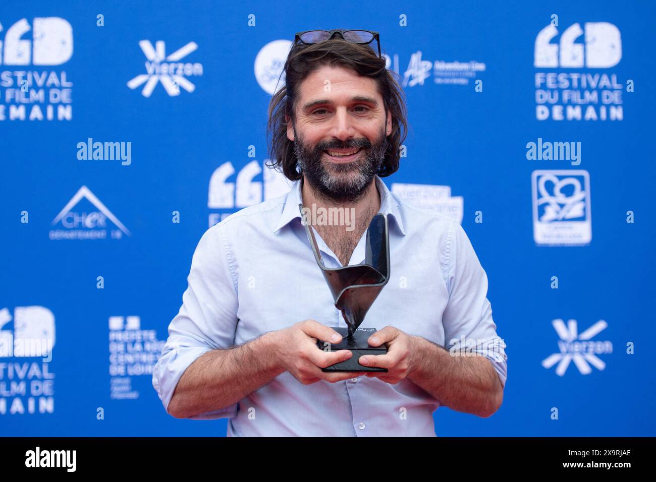 Vierzon, France. 02nd June, 2024. Vincent Cappello posing with his ...