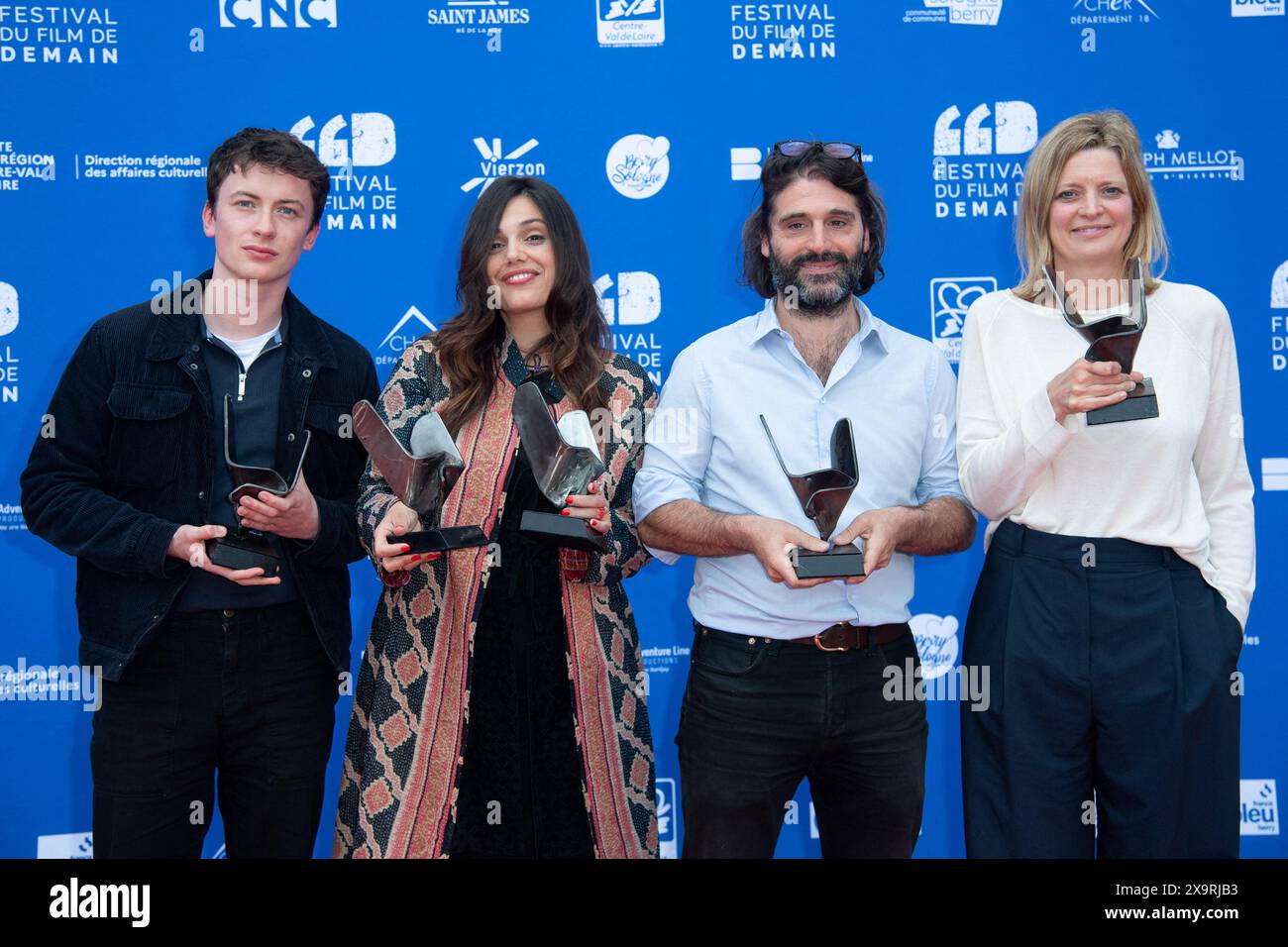 Vierzon, France. 02nd June, 2024. Paul Lenoir posing with his Award for ...