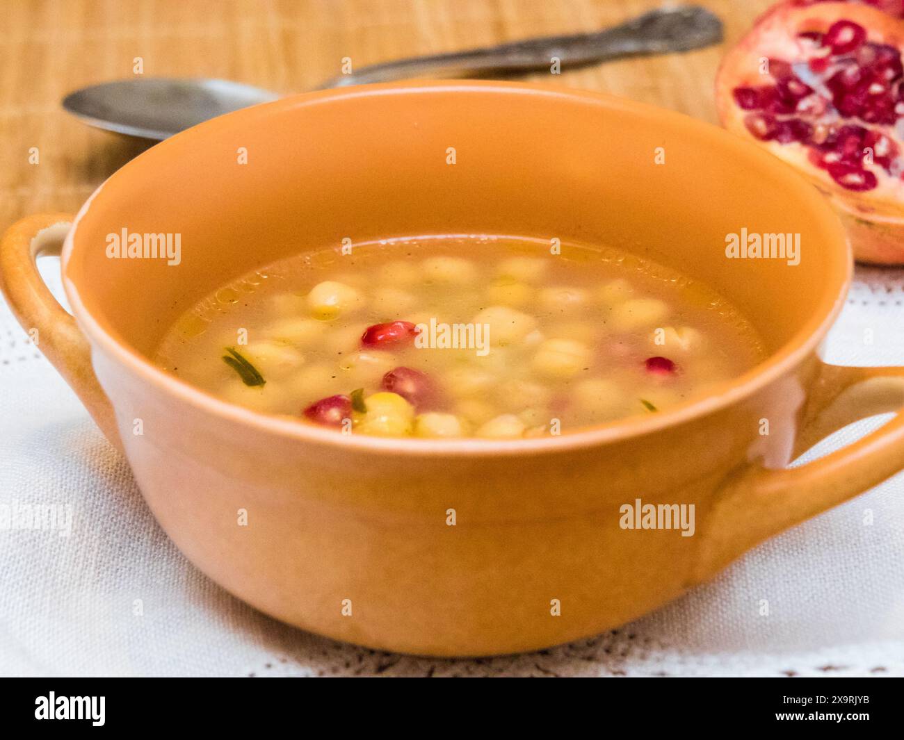 Revithosoupa - Greek Chickpea Soup Stock Photo - Alamy