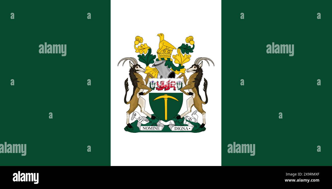 Flag of Rhodesia (1968–1979) illustration Stock Photo - Alamy