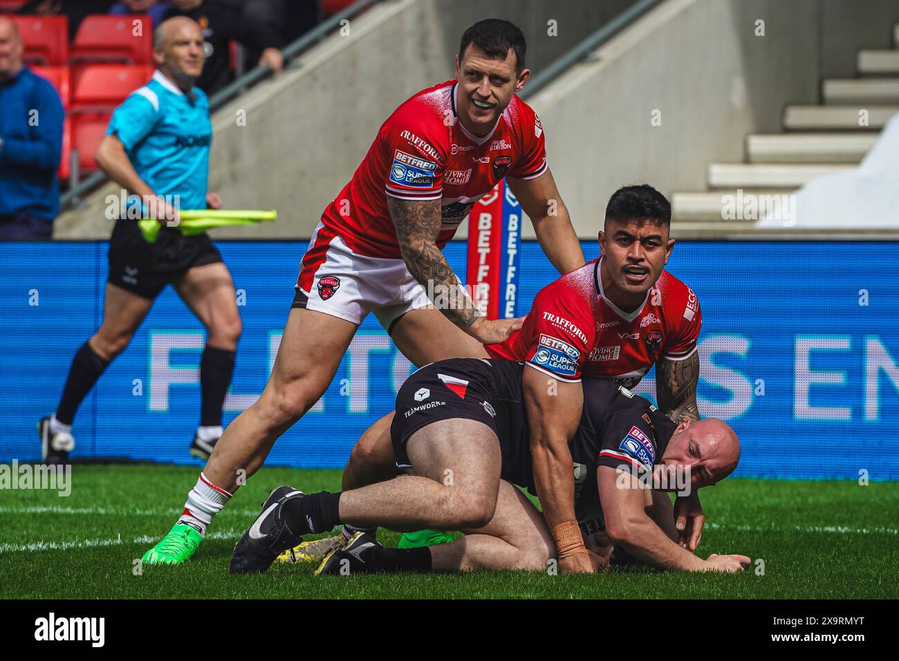 Salford, Manchester, UK. 2nd June, 2024. Super League Rugby: Salford ...