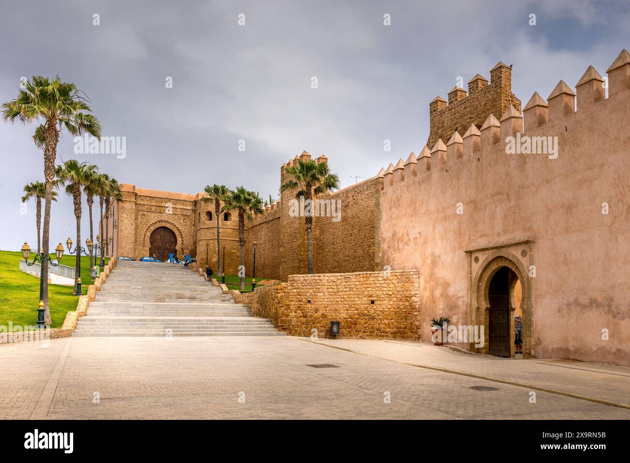 Rabat, Morocco - March 23, 2024: Gateway to the Kasbah of the Oudayas ...