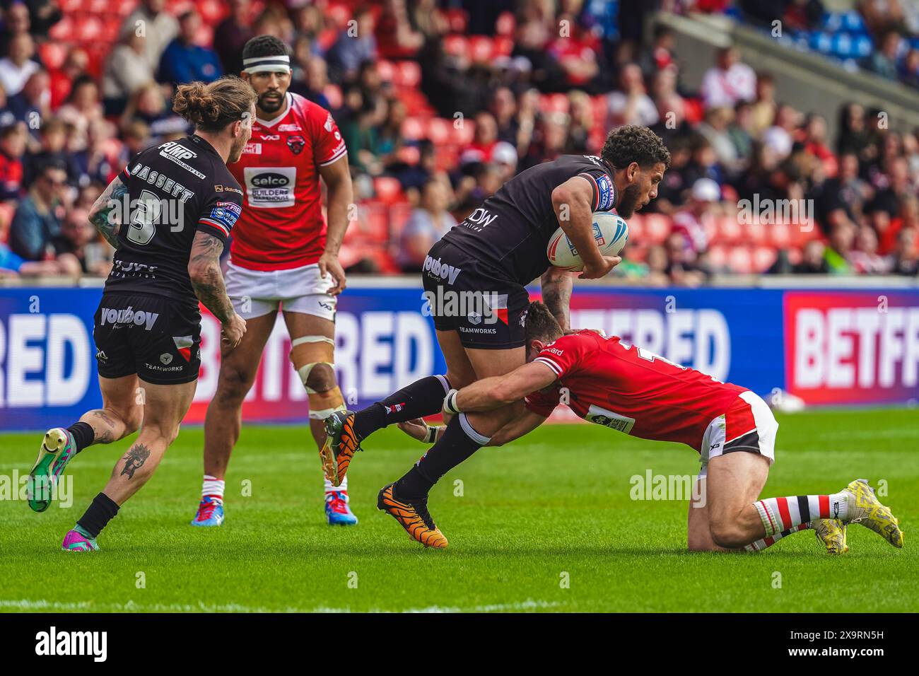 Salford, Manchester, UK. 2nd June, 2024. Super League Rugby: Salford ...