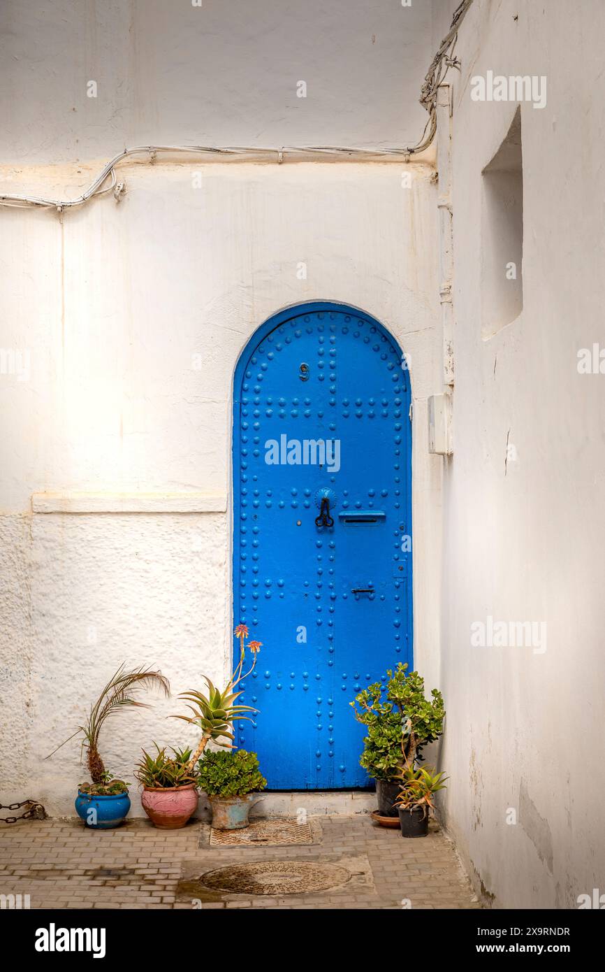 Rabat, Morocco - March 22, 2024: Typical street and architecture in the ...