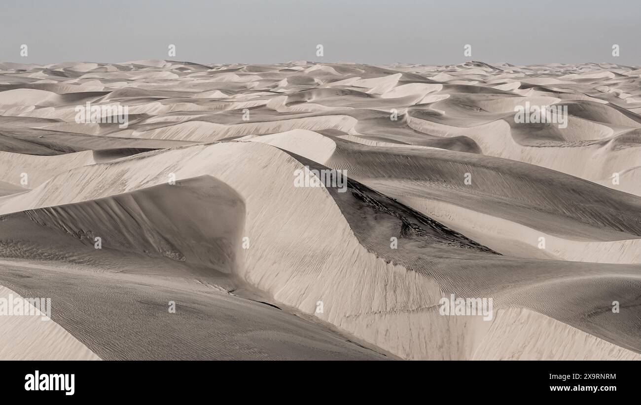 Namibia, Erongo Region, Walvis Bay, Sandwich Harbour, Sand Dunes just ...